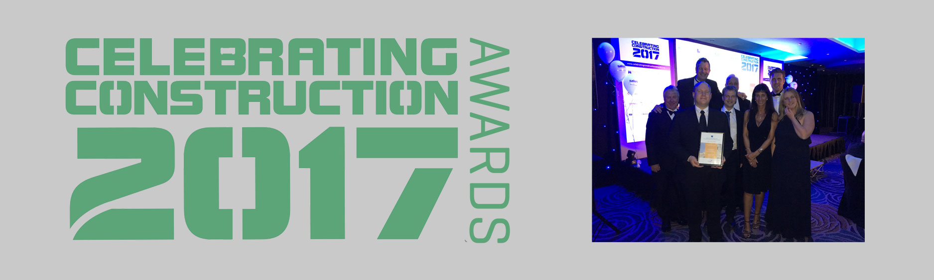 Double Success at Celebrating Construction Awards 2017 | EvoEnergy