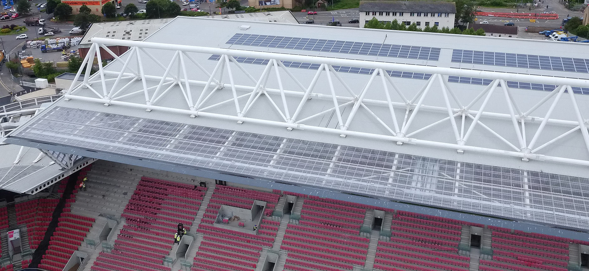 Ashton Gate Case Study | Solar Panels Football Stadium | EvoEnergy